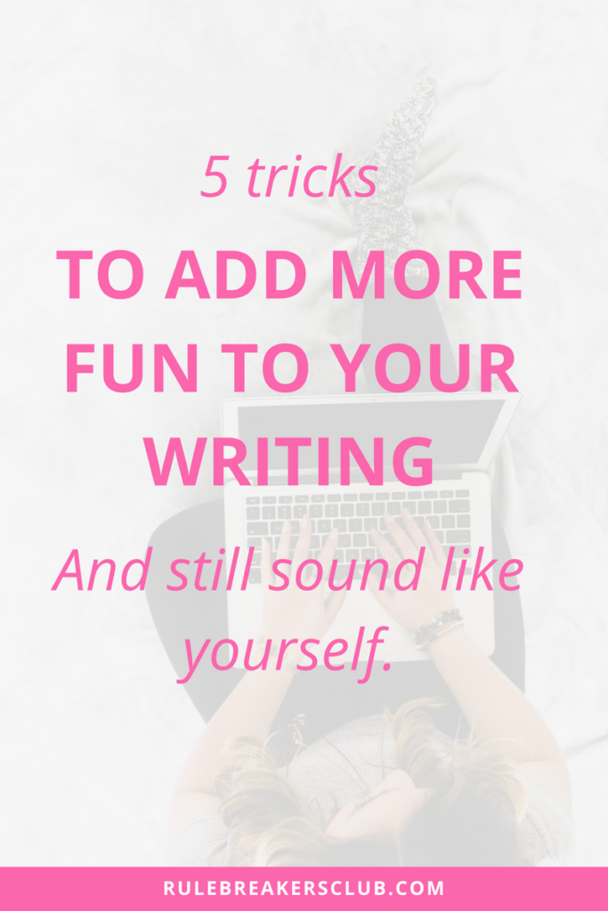 5 Ways to Make Your Writing More Fun! - Courtney Chaal