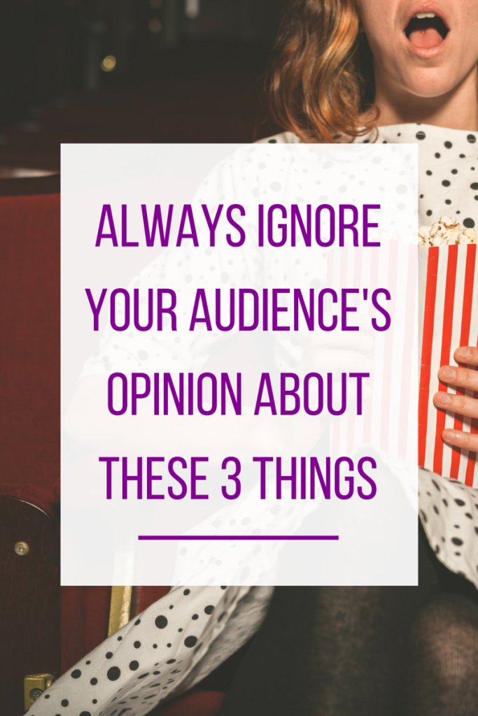Ignore Your Audience About These 3 Things - Courtney Chaal